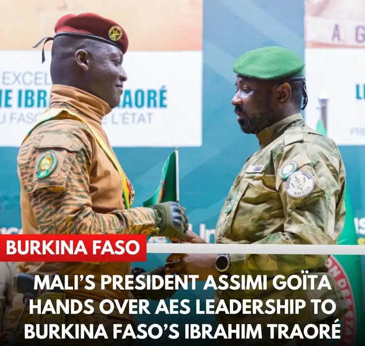 Mali’s President Assimi Goïta Hands Over AES Leadership to Burkina Faso ...