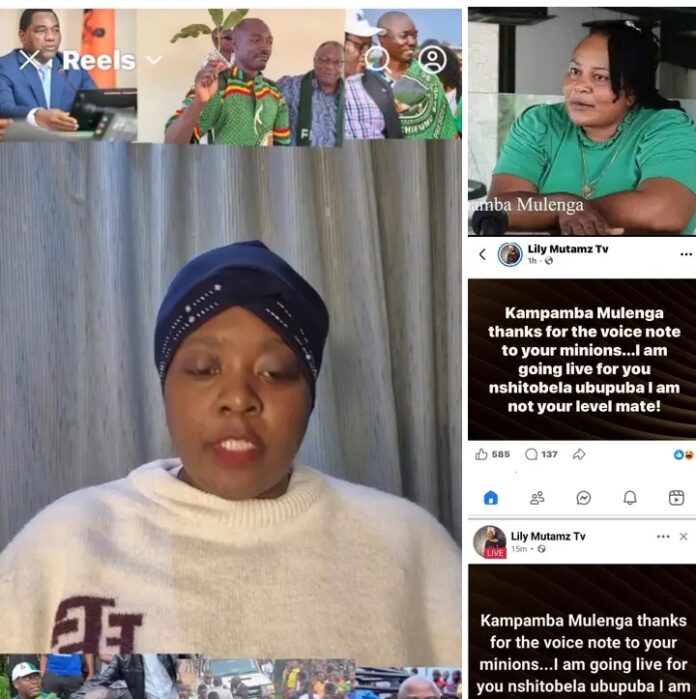 ZAMBIANS SHOULD NEVER VOTE FOR BRIAN MUNDUBILE-LILLIAN MUTAMBO - The ...